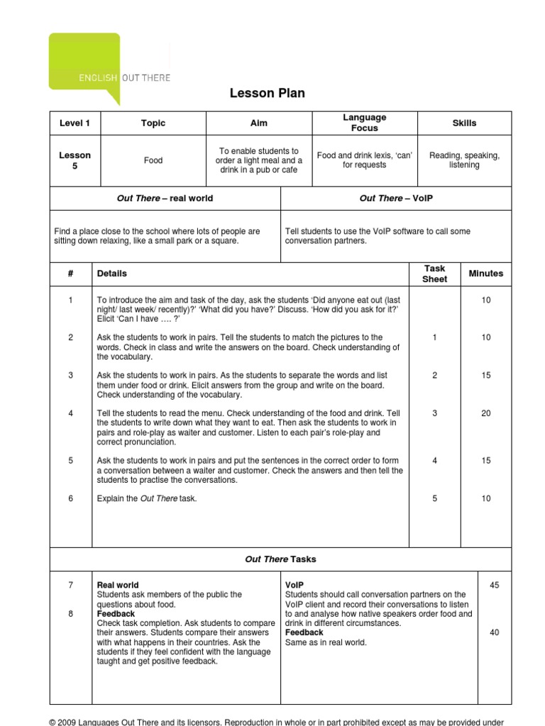 English Out There TD Free Sampler | PDF | Traffic Congestion | Question