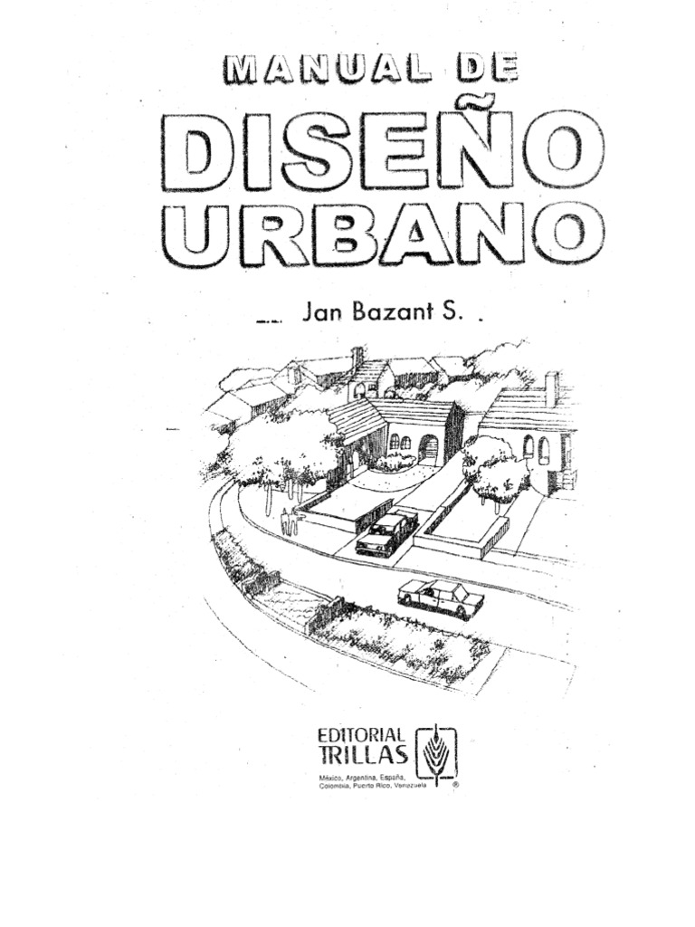 Manual de Diseño Urbano - Jan Bazart S. | PDF