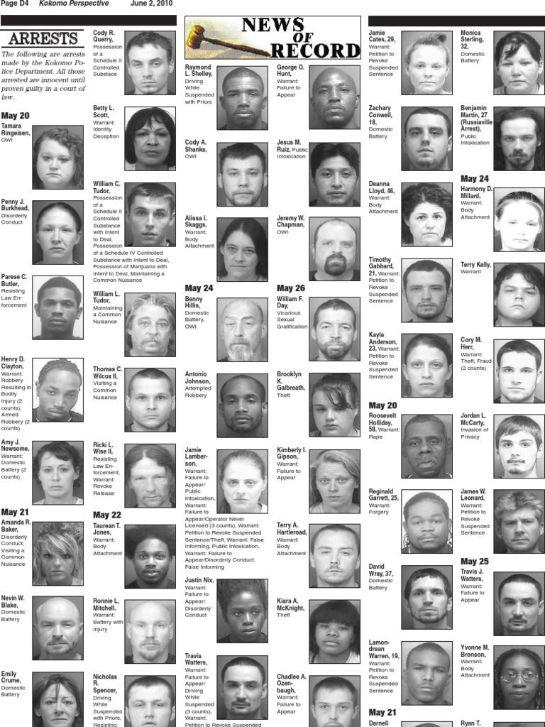 Mugshot Template | Download Free PDF | Probation | Driving Under The ...