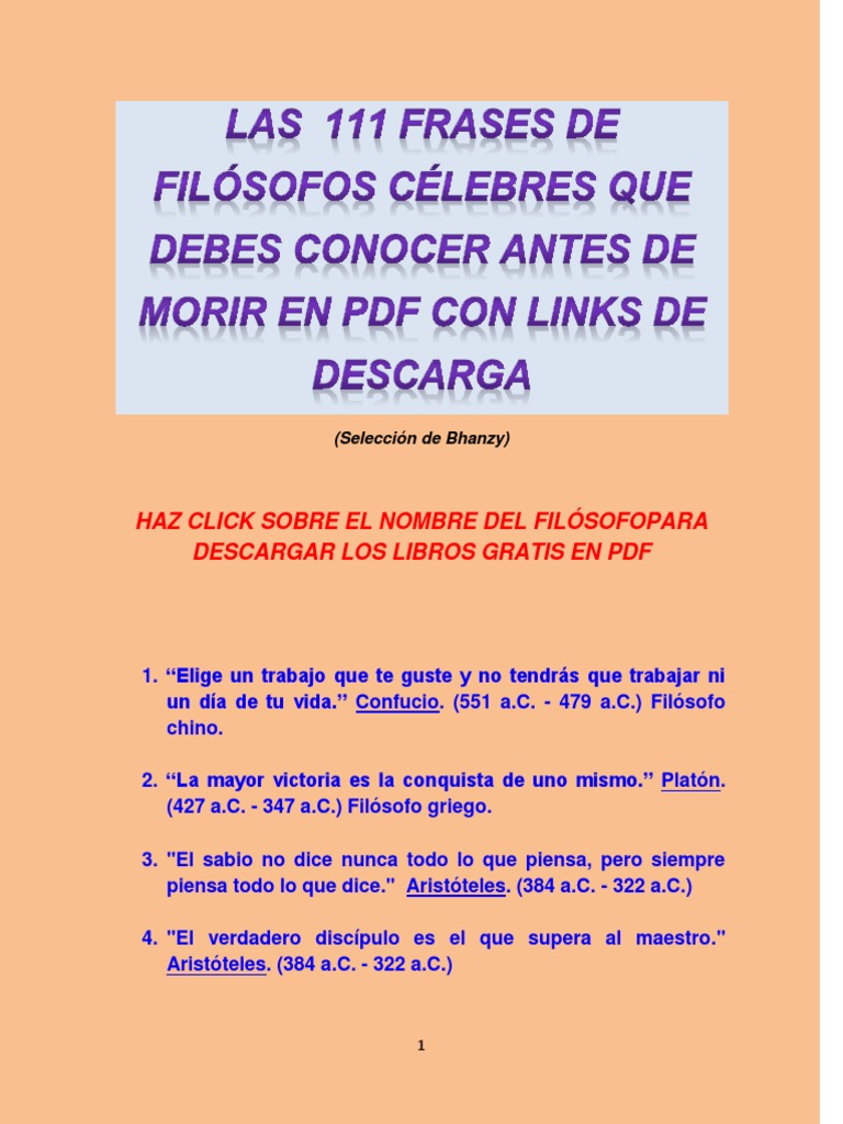 205 Frases Célebres De Filósofos – BVBKM