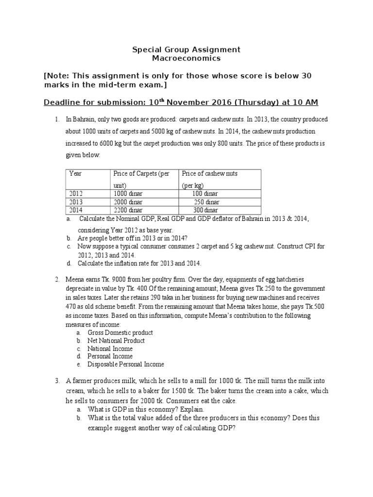 Special Assignment | PDF