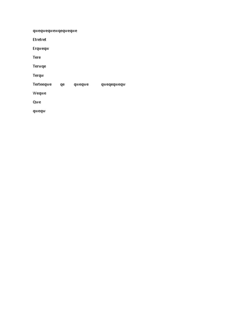 Qweqweqwewqeqweqwe Etretret Erqweqw Tere Terwqe Terqw Terteeqwe Qe ...