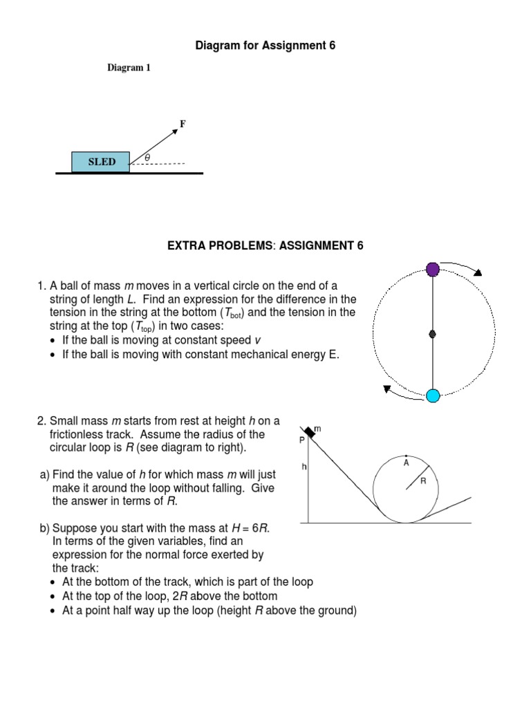 Physics Mechanics Practice Problems | PDF