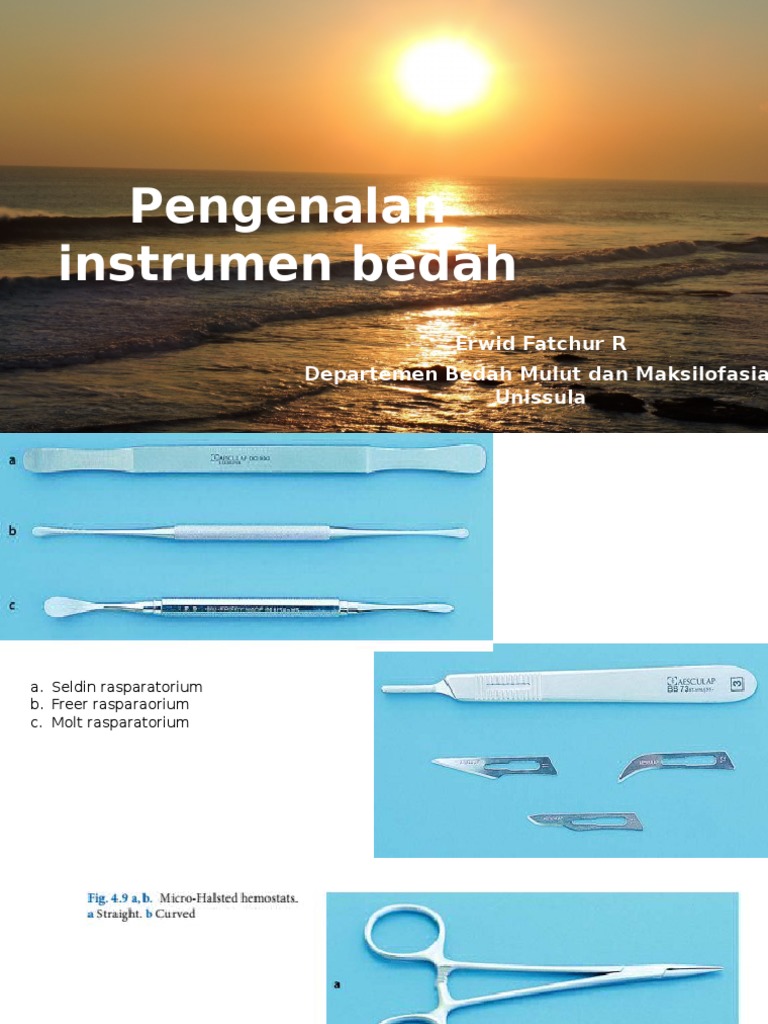Pengenalan Instrumen Bedah | PDF | Kesehatan Holistik | Teknologi & Rekayasa