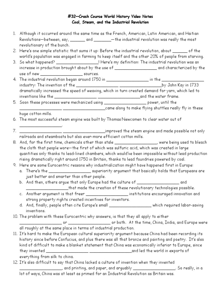 32-Industrial Revolution | PDF | Industrial Revolution | Cotton