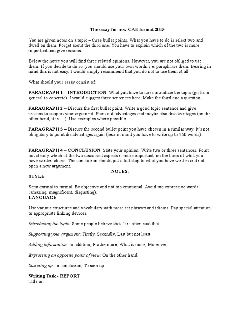 CAE Writing | PDF | Survey Methodology | Paragraph