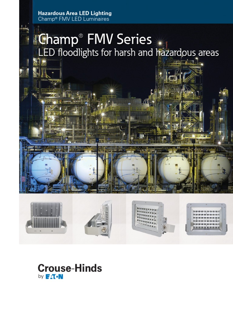 Champ FMV Led Floodlight Brochure | PDF | Light Emitting Diode | Lighting