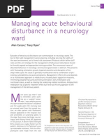 Guidelines for Acute Behavioural Disturbance | PDF | Emergency ...