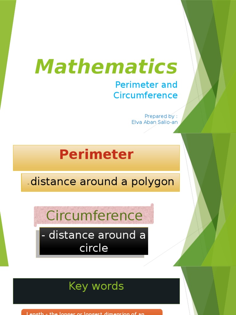 Perimeter Elva Salioan | PDF | Teaching Methods & Materials