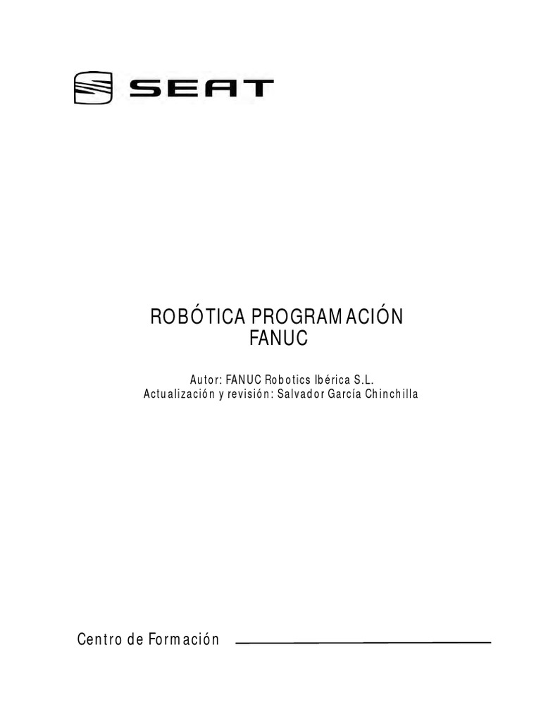 Introducción a la programación y manejo de robots industriales FANUC ...