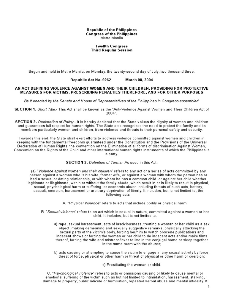 Be It Enacted by The Senate and House of Representatives of The ...