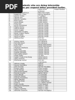 Tabel Nominal Cu Elevii Clasei A XII-A | PDF