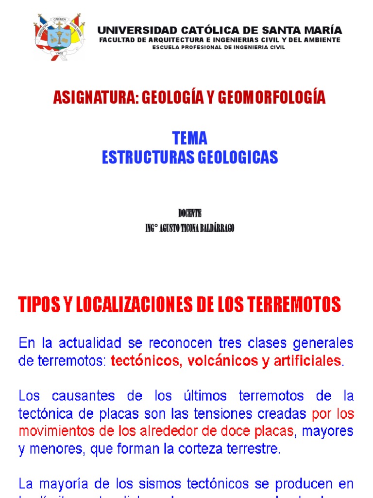 Estructuras Geologicas | PDF | Geología estructural | Geología