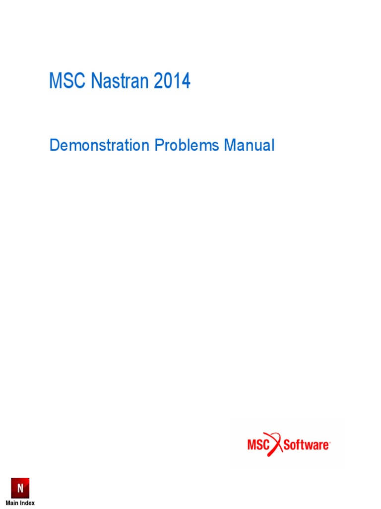 MSC Nastran 2014 Demo Problems | Download Free PDF | Elasticity ...