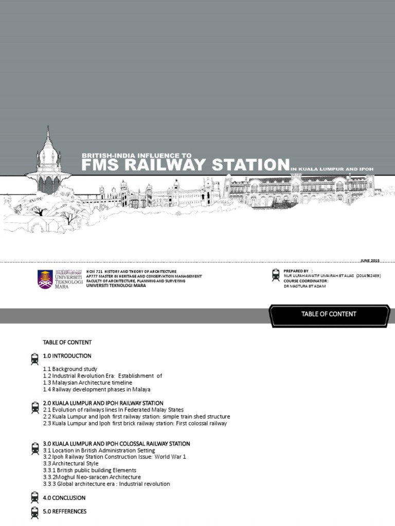 Fms Railway | PDF | Architectural Design | Architecture