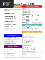 ACT Math Formulas Interactive | PDF | Square Root | Area