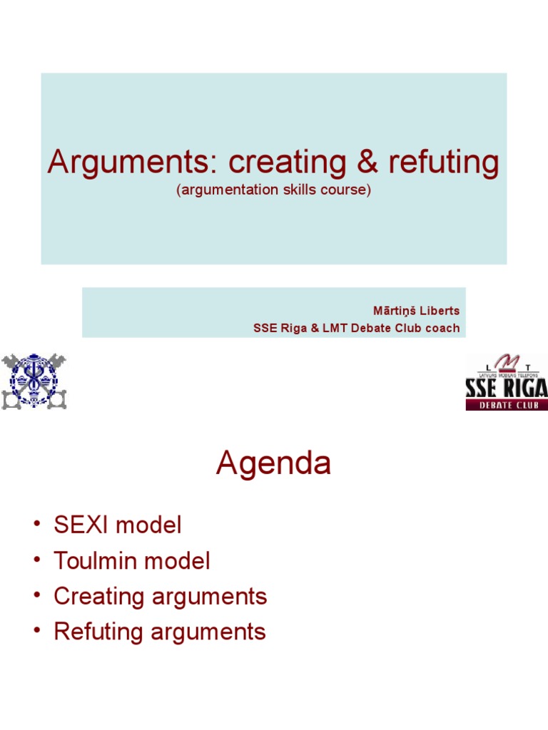 Argumentation Skills | PDF | Argument | Rhetoric