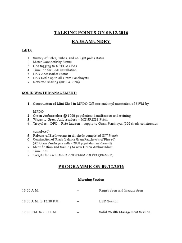LED & Waste Management Seminar | PDF | Business | Nature