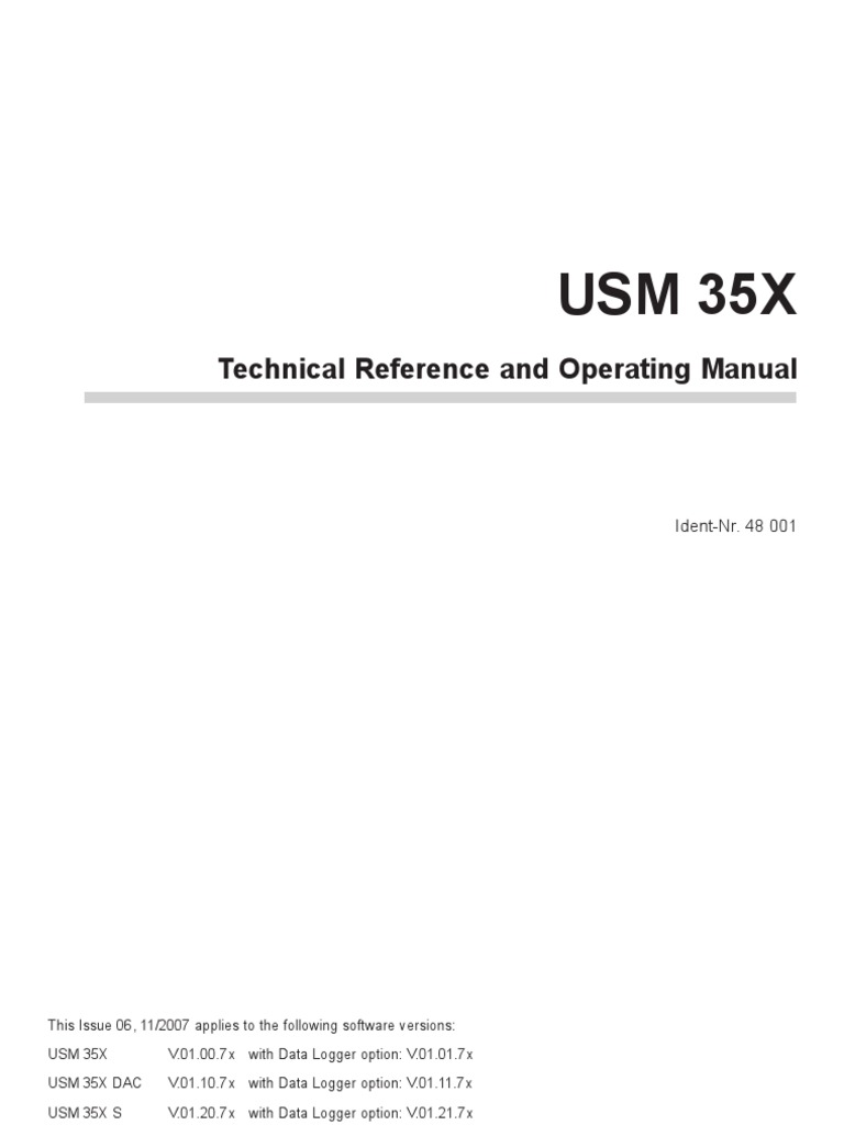 UT Manual Book USM 35 | PDF | Battery Charger | Battery (Electricity)