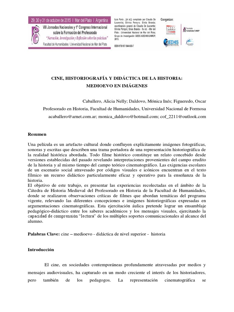 Cine y Didáctica del Medioevo | PDF | Pueblos germánicos | Hunos