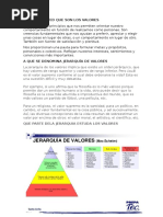 JERARQUIA DE VALORES Maria Pliego Ballesteros | PDF | Sociedad | Pedagogía