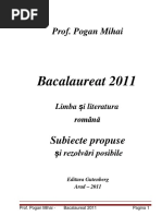 Eseuri Romana Bac | PDF