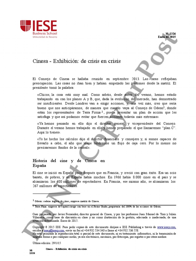Caso Cinesa | PDF | Cine | España