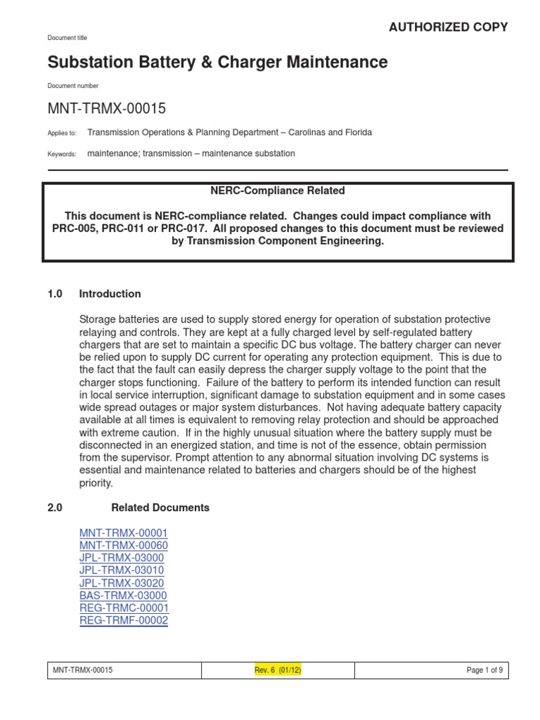 Battery Maintenance | PDF | Battery (Electricity) | Battery Charger