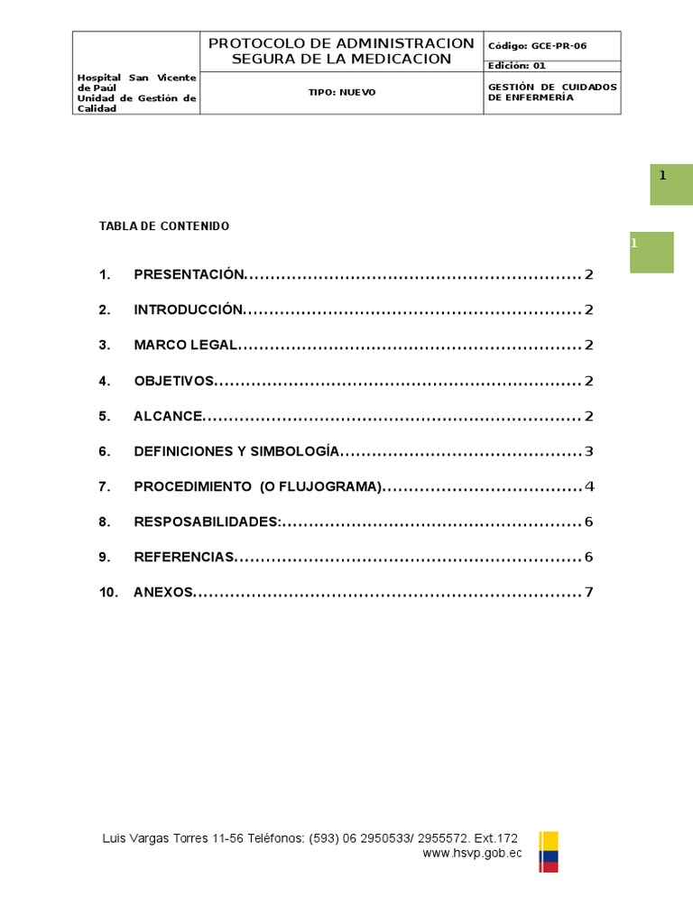 Protocolo de AdministraciÓn Segura de La MedicaciÓn | Inyección ...
