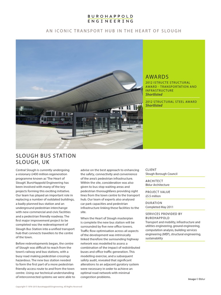 Slough Bus Station | PDF | Bus | Engineering