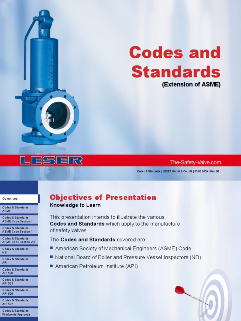 ASME Codes for Safety Valve Standards | PDF | Plumbing | Gas Technologies