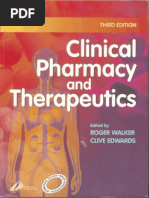 Clinical Pharmacy and Therapeutics 6th Edition by Whittlesea | PDF
