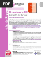 Cuestionario MBI GS - Burnout PDF | PDF | Burnout ocupacional | Sicología