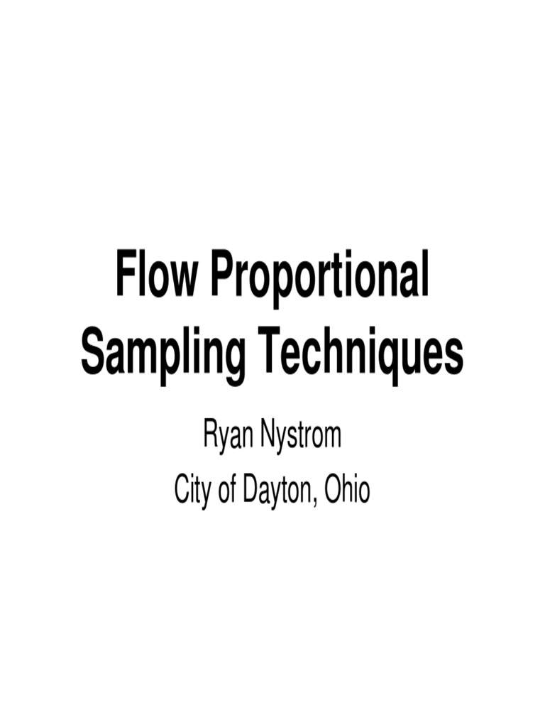04 Flow Proportional Sampling Techniques 2014-01-23 FINAL ...