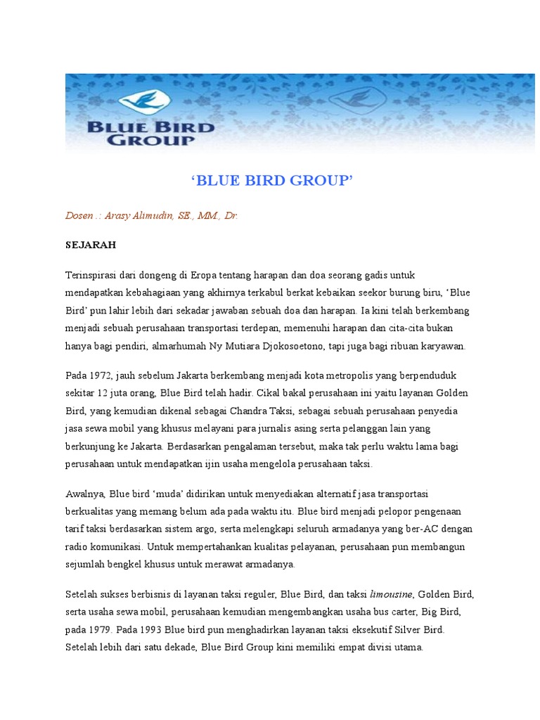 Blue Bird Group | PDF