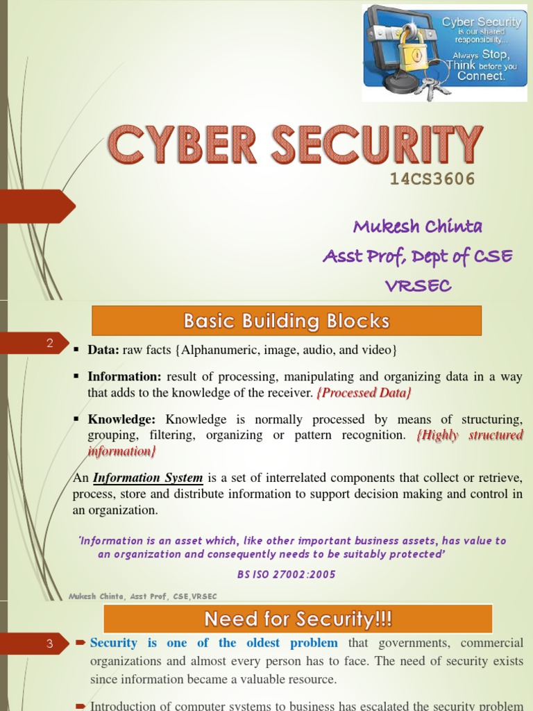 Introduction to Security | Online Safety & Privacy | Computer Security