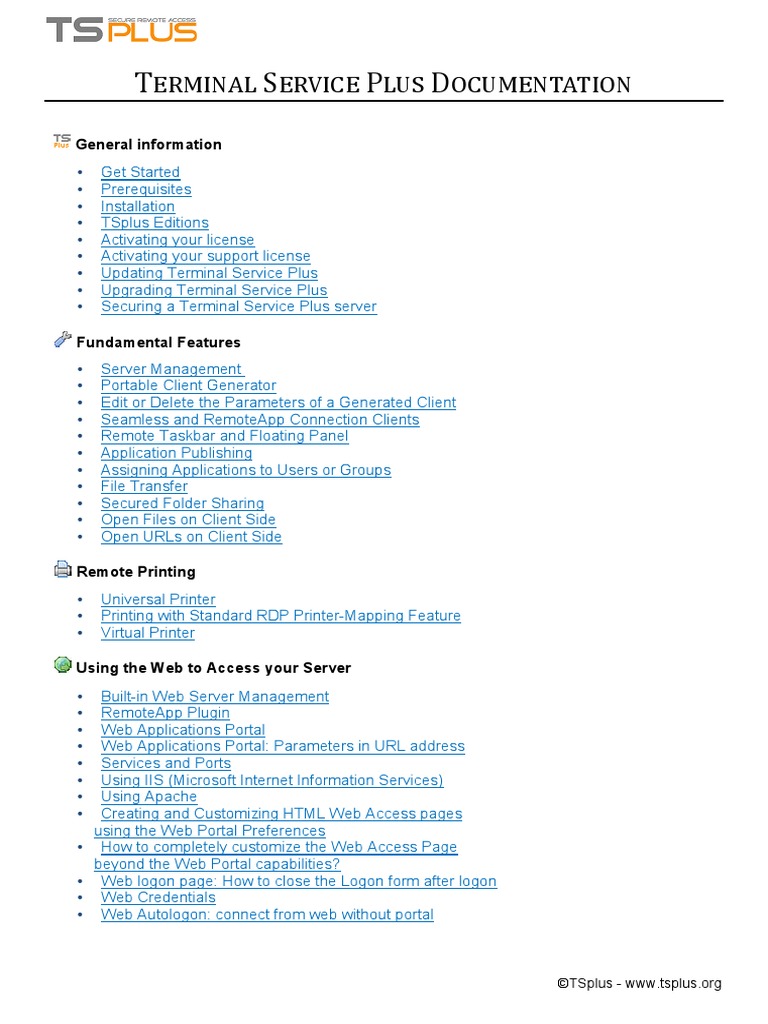 Documentation | PDF | Remote Desktop Services | Microsoft Windows