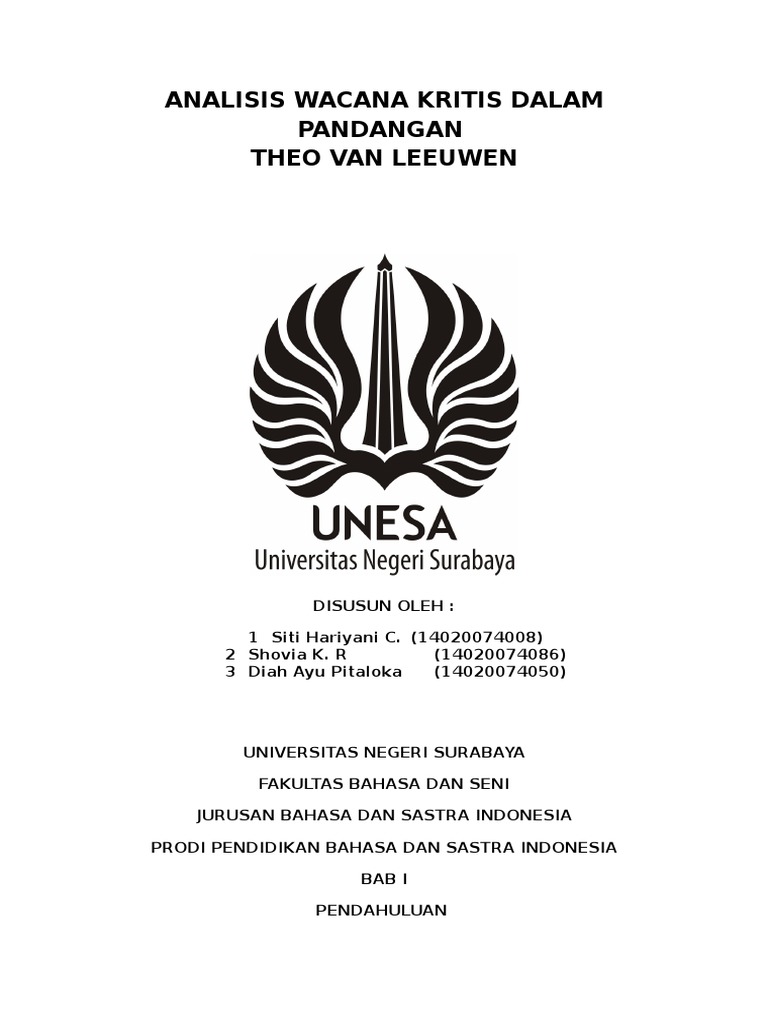 Theo Van Leeuwen Fix Banget | PDF