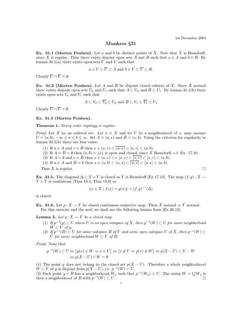 Analysis of Topological Spaces and Continuous Maps Using Properties like Compactness, Second ...