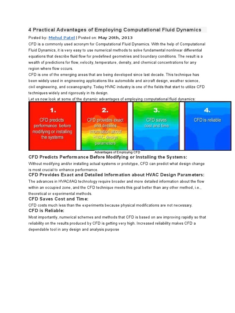 CFD Benefits for Engineers & Designers | PDF | Business