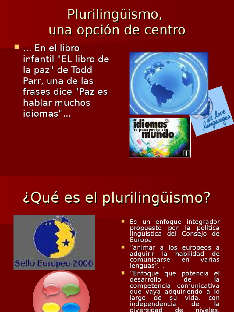 PLURILINGUISMO | PDF | Multilingüismo | Evaluación