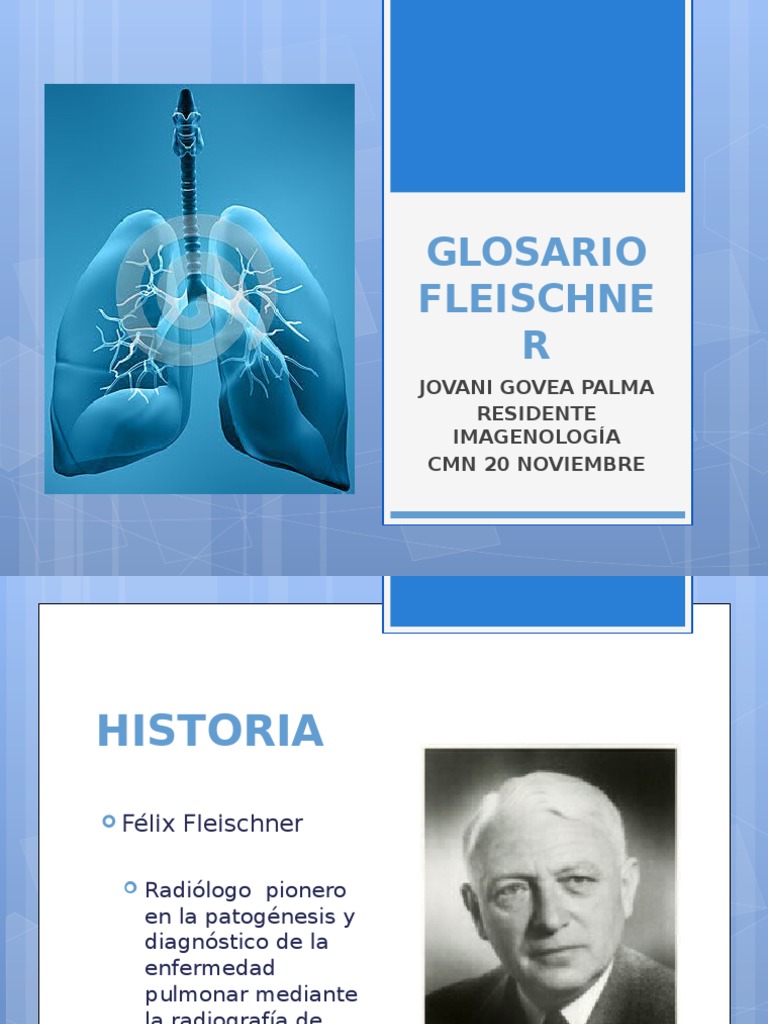 GLOSARIO FLEISCHNER Organizado | PDF | Aorta | Pulmón