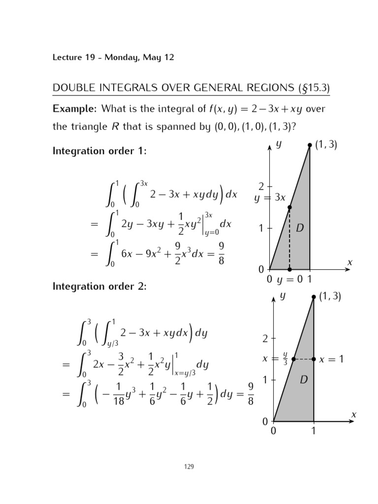 Integrales Dobles