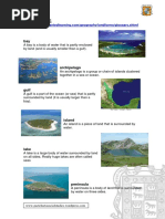 World Landforms - List of All Landforms | PDF