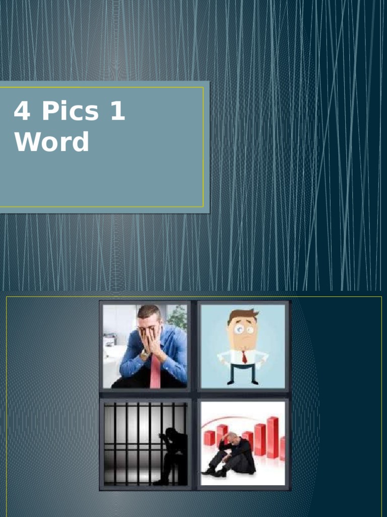 4 Pics 1 Word Icebreaker Template | PDF | Self-Improvement