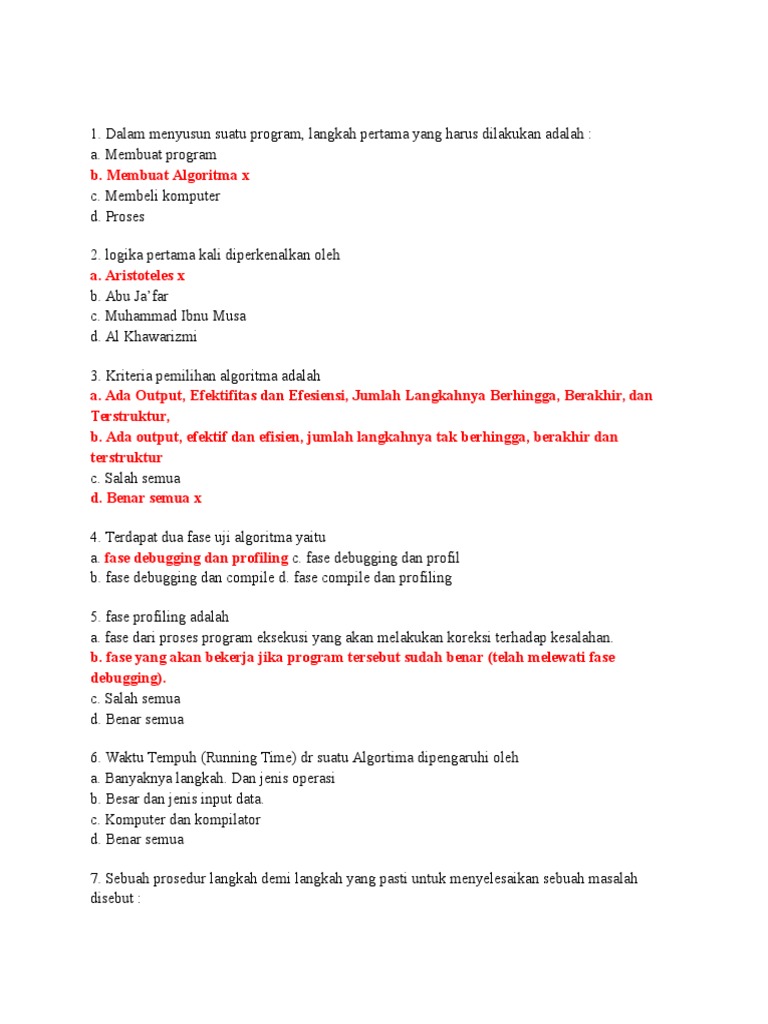 Uas Logika Algoritma | PDF