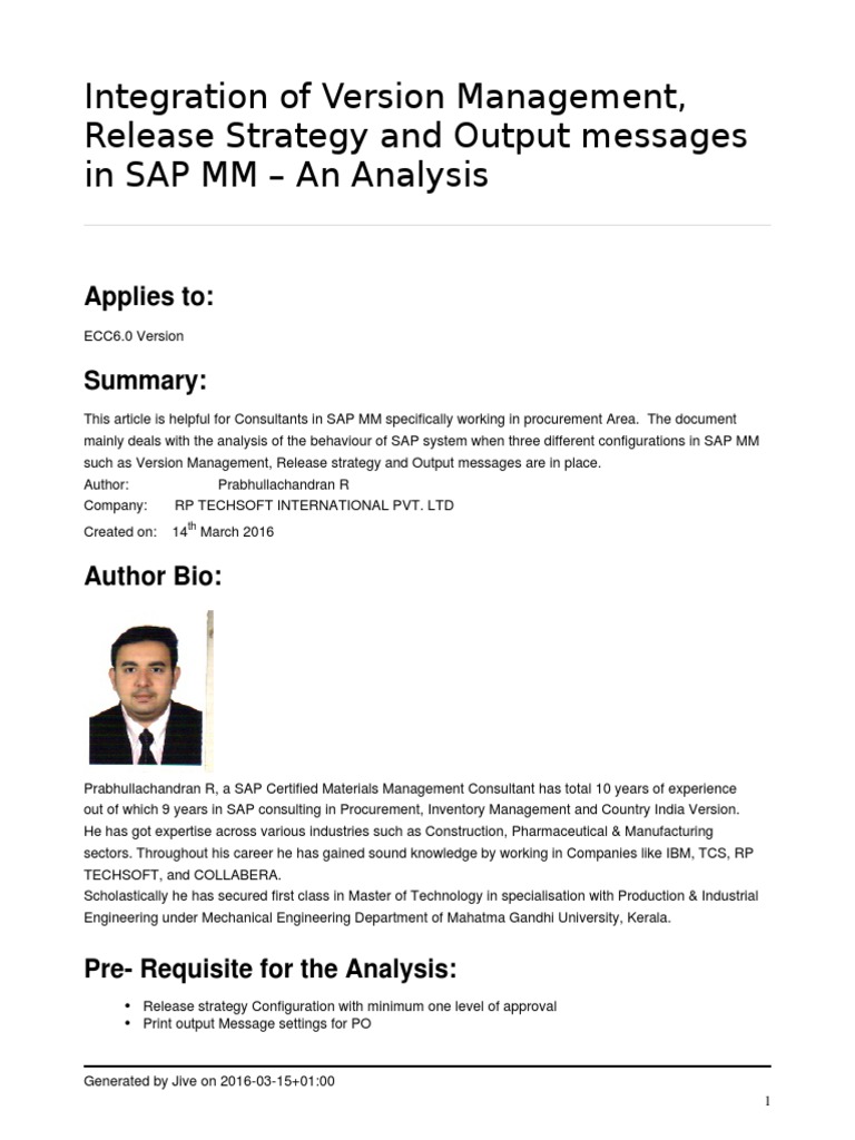 DOC-71397 Integration of Version Management, Release Strategy, Output ...