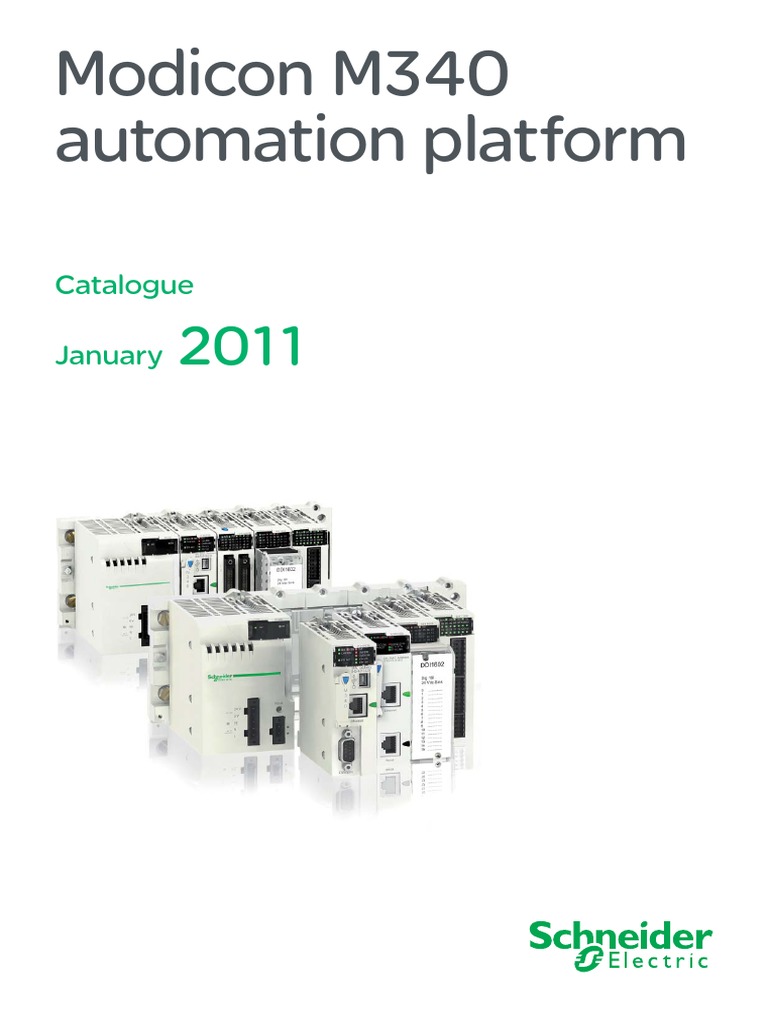 Modicom M340 | PDF | Power Supply | Programmable Logic Controller