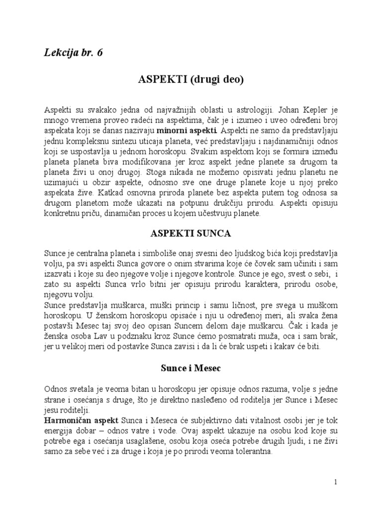 06 - Aspekti II PDF | PDF