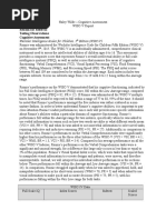 Overview of The WRAT 5 | PDF | Validity (Statistics) | Learning Disability